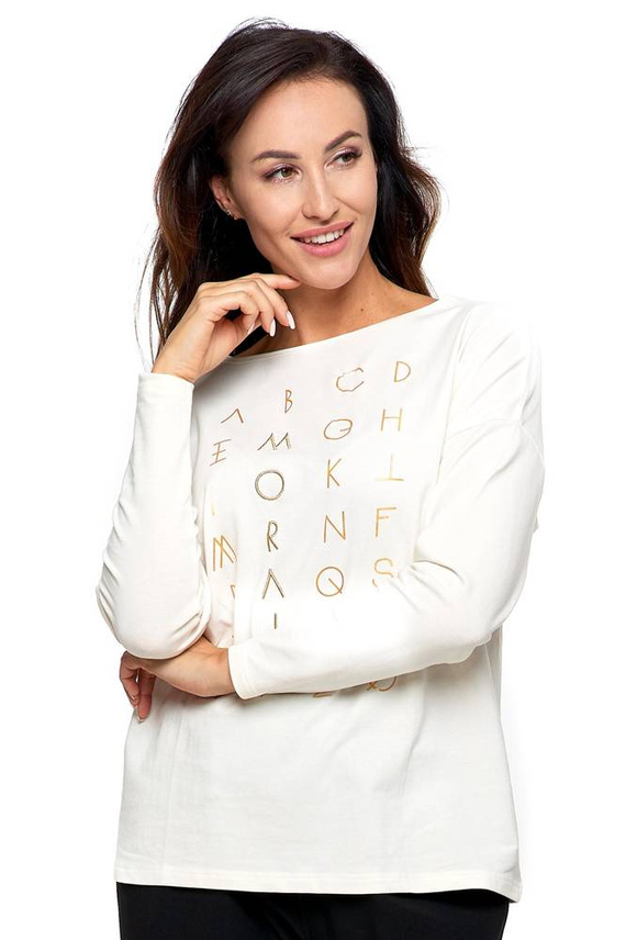 BD2500-018 Bluzka damska Moraj - ecru (92345) - Rafjolka.pl